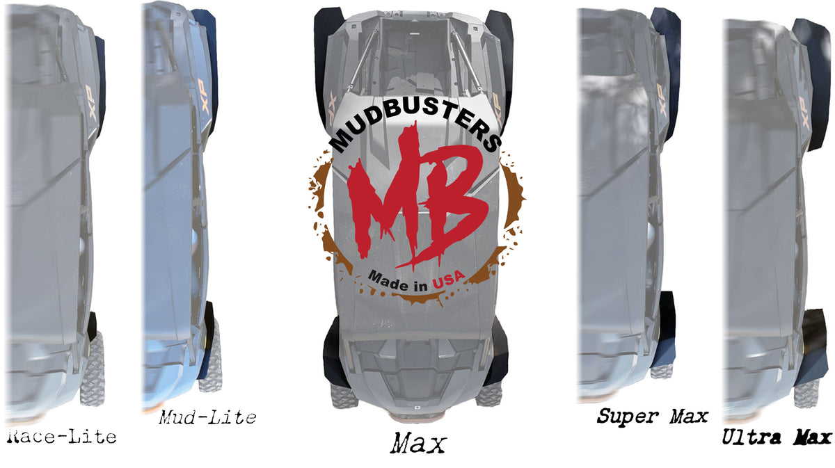 MudBusters | 2024-2025 Polaris RZR XP 1000 Stock Fender Flares (2 & 4 ...