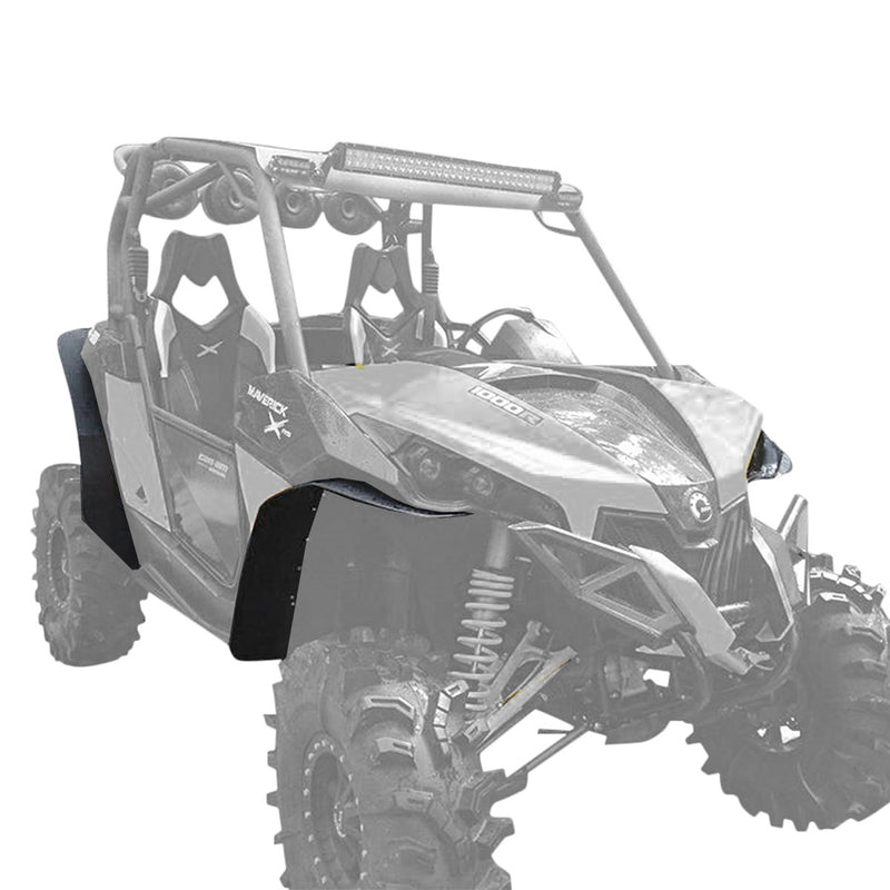 Can Am Maverick 1000R and Maverick MAX Stock Fender Flares - Mud ...